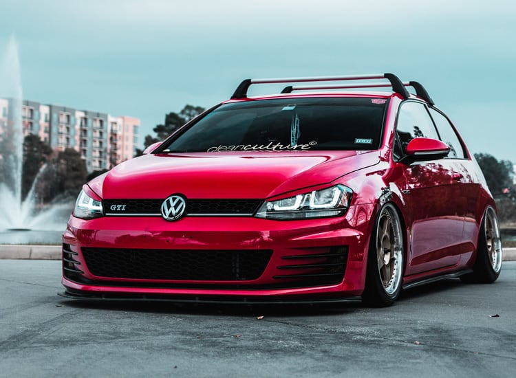 Vehicle Spotlight: Constantine’s Gorgeous Bagged MK7 — Raceland Europe
